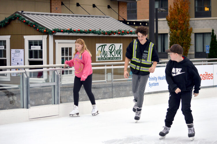 Ice rink at Franciscan Square opens for the season | News, Sports, Jobs ...